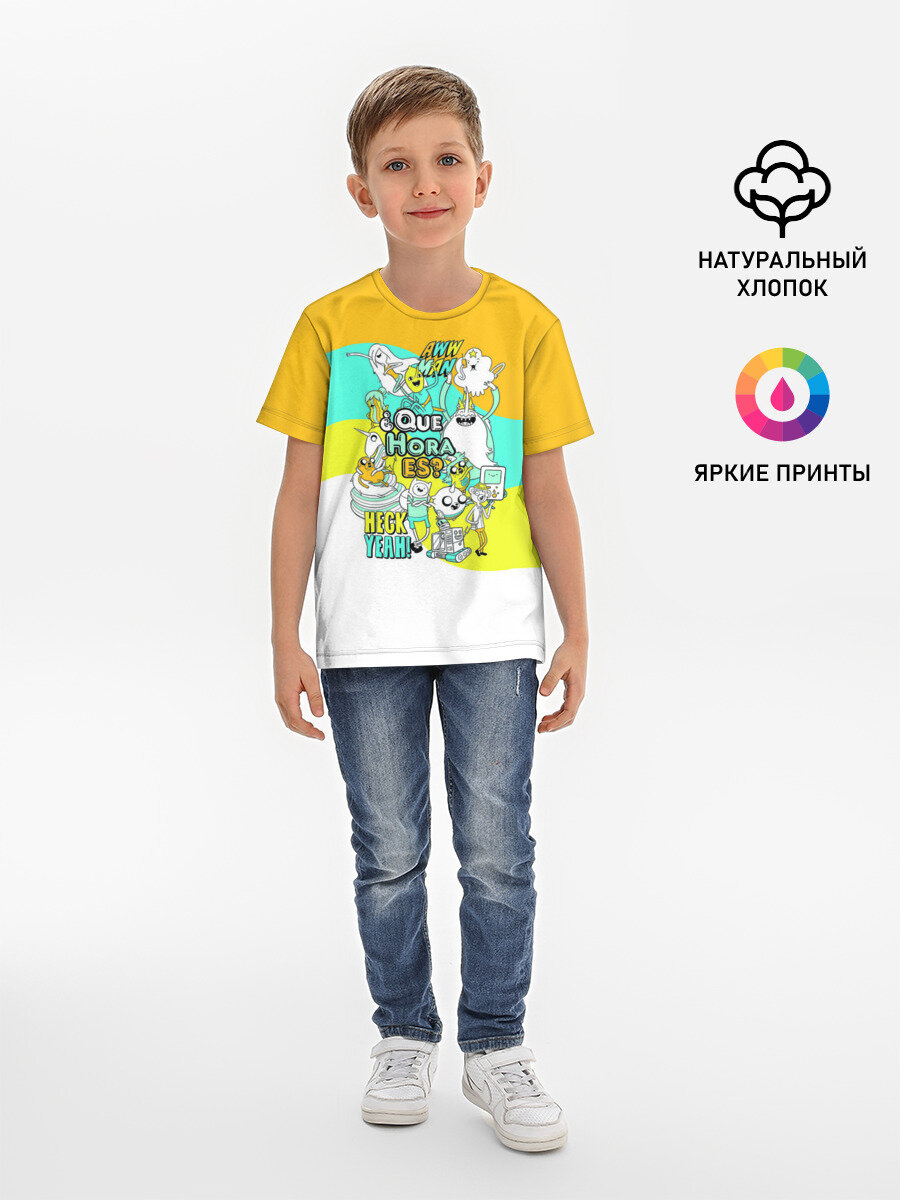 Футболка хлопковая детская Adventure Time