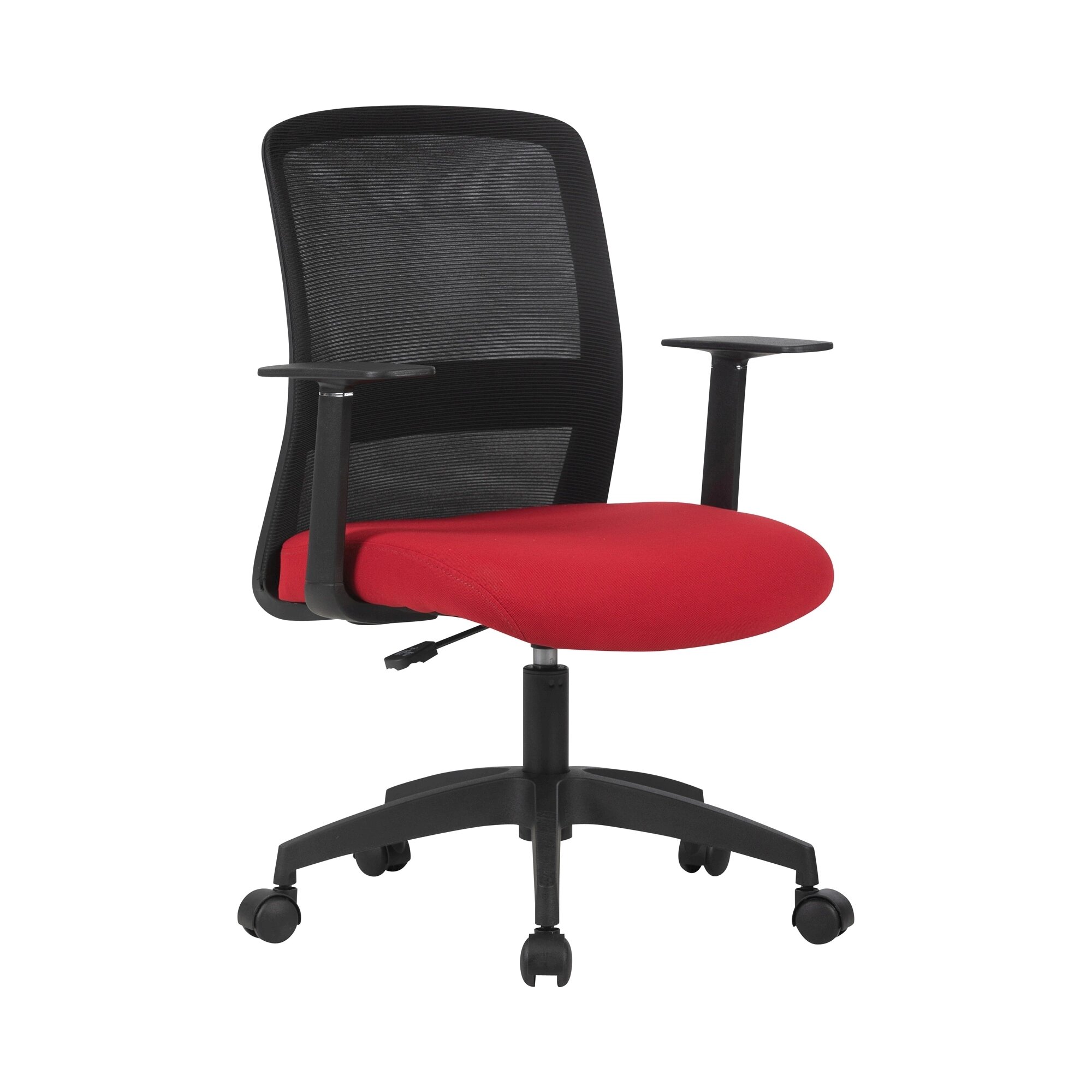 Кресло Cactus CS-MC333-BKRD, цвет: черный/темно-красный