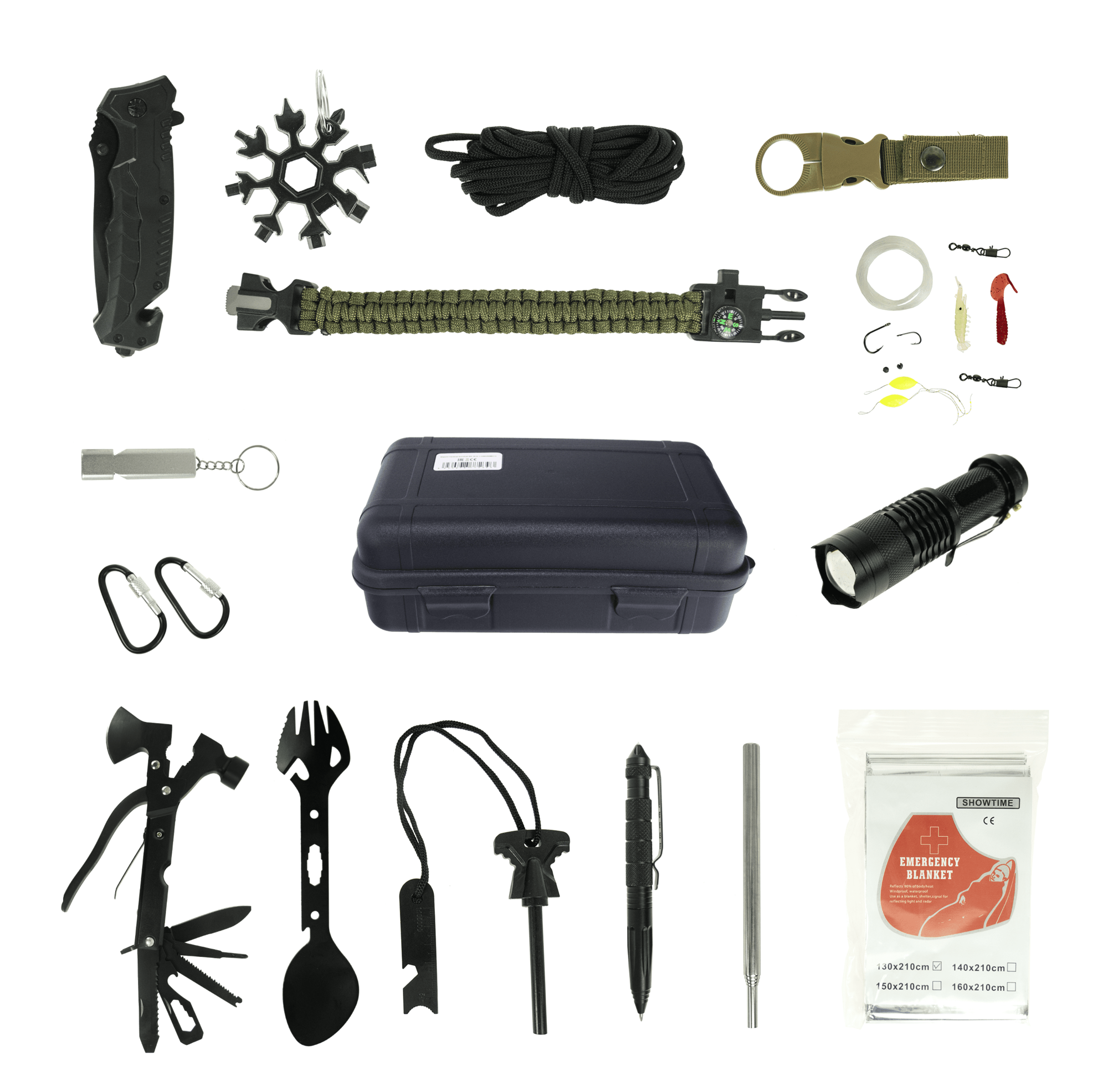 Набор инструментов Tactical Survival Kit 16 in 1 (XMUN08011)