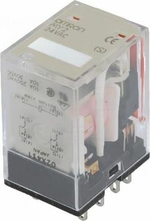 Реле OMRON MY2 AC24 (S) Реле: электромагнитное DPDT Uобмотки: 24ВAC 10A/220ВAC 120Вт 1шт