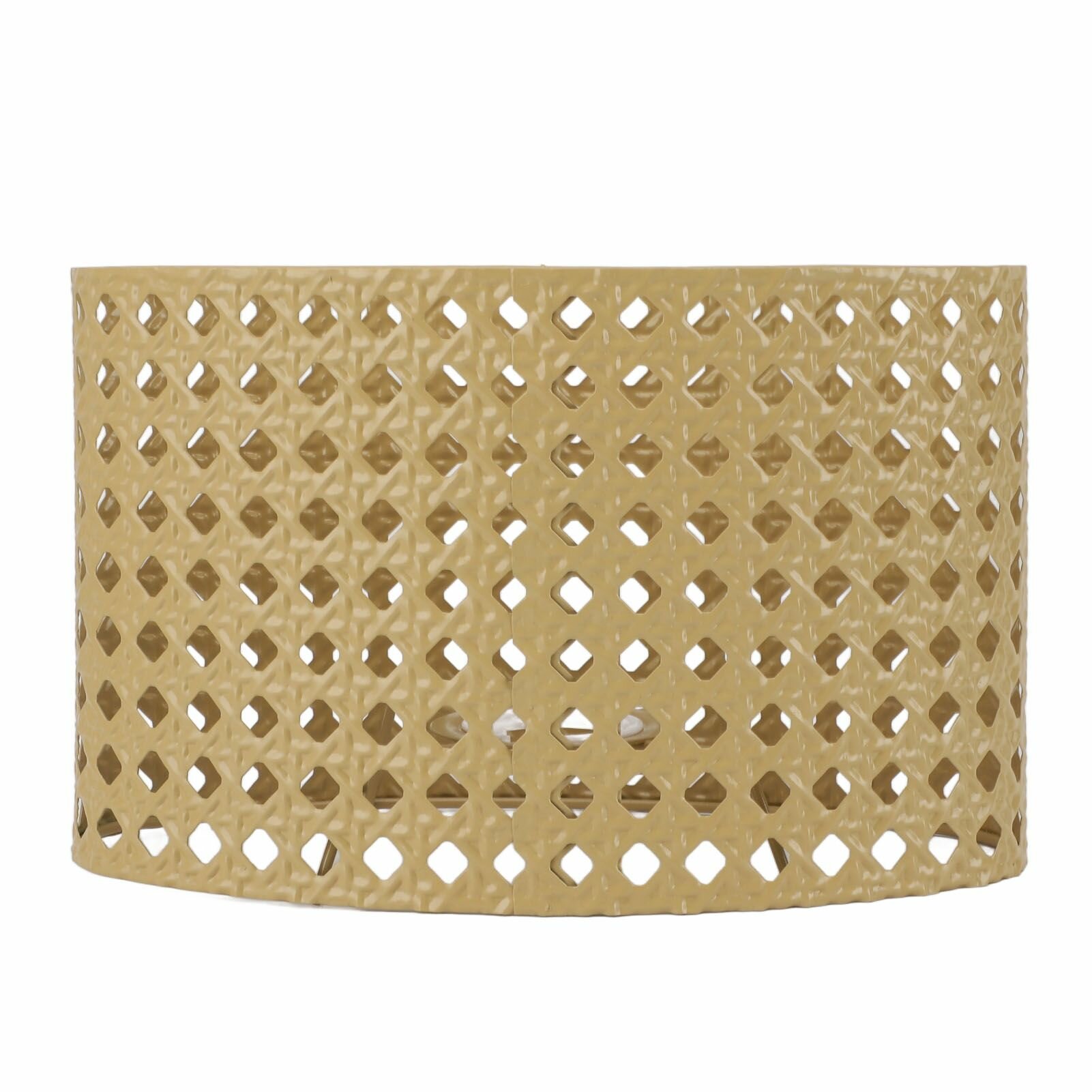 Желтый овальный металлический абажур E27 E14, совместимый железный полый абажур с гравировкой для домашнего декора, осветительные приборы