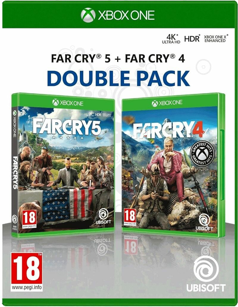 Far Cry 4 + Far Cry 5 Double Pack, для Xbox One / Series X , Blu-ray , Русская версия