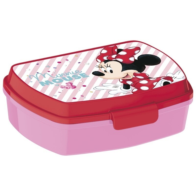 Ланч-бокс Stor пластиковый, 17х14х5,6 см, Минни, Электрическая кукла (18874)
