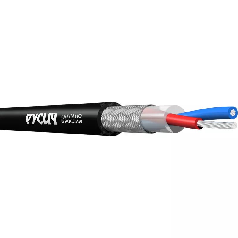 Кабель микрофонный русич МКП-2035нг(А)-HF 100.0m, катушка