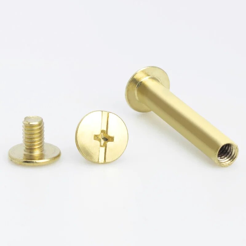 Шпильки SHOUZHENG FASTENER золотые из нержавеющей стали M4 M5 M5 x 30mm (10pcs), Brass Plated