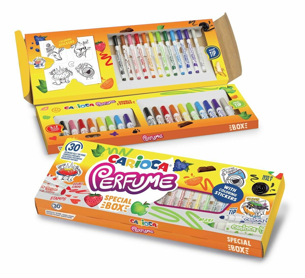 CARIOCA Perfume набор фломастеров ароматизированных, 30 цветов, 43530