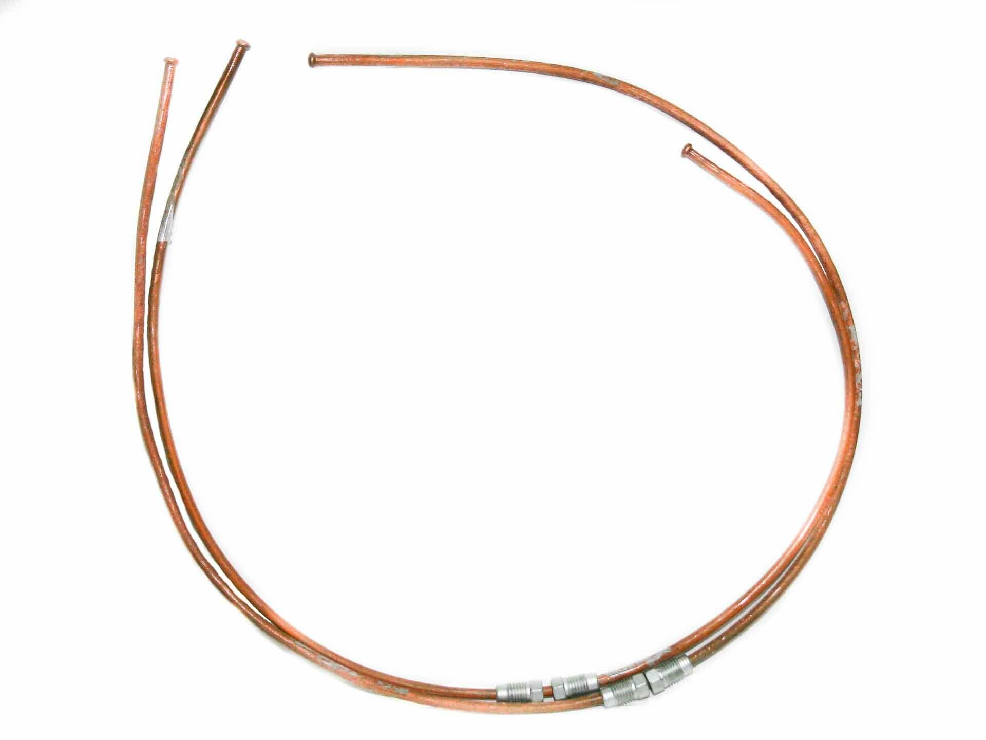 Трубка тормозная 3302 на задний мост медь к-т