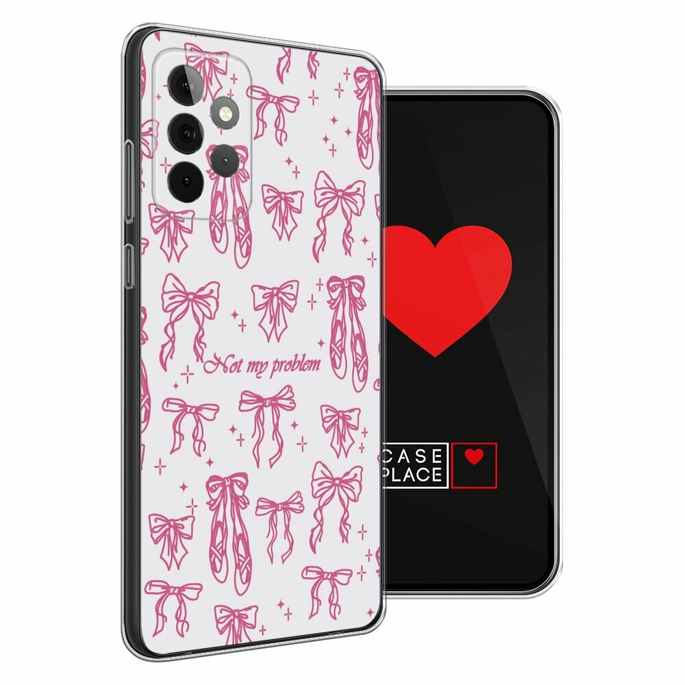 Чехол на Samsung Galaxy A72 / Самсунг Галакси А72 с принтом "Not my problem 1" — фото 1
