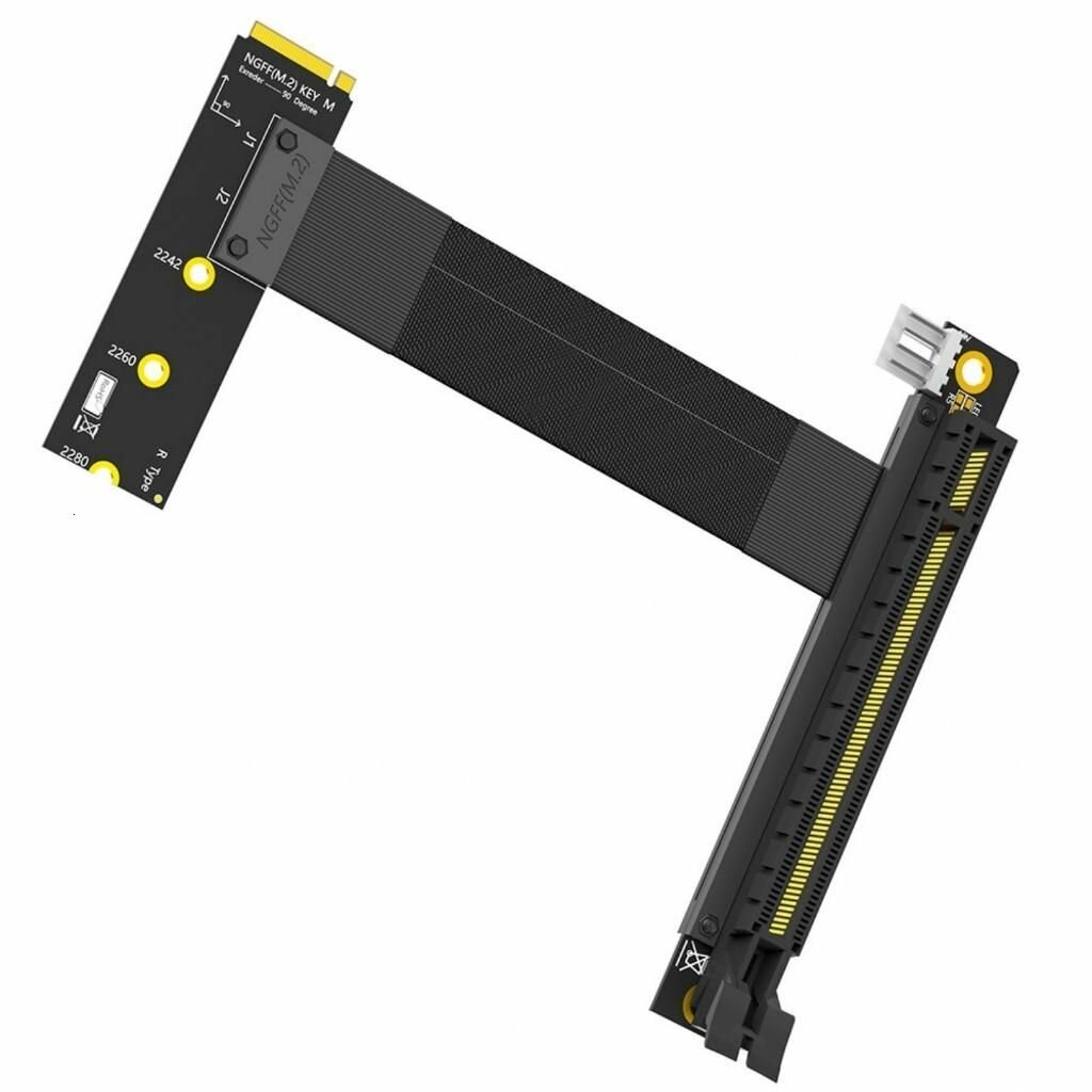Адаптер M.2 NGFF NVME Key M - PCIe x16