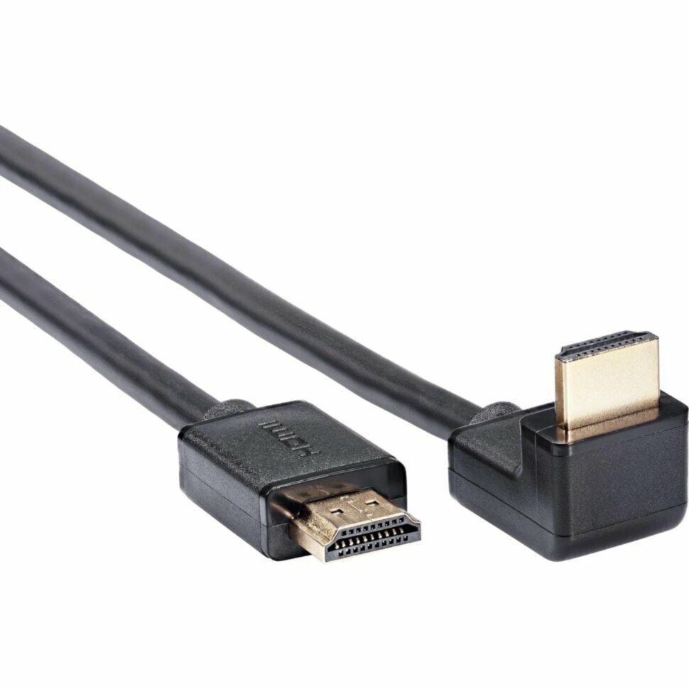 Кабель HDMI---HDMI ver 2.1 8K@60Hz угол 90град 2м, Telecom 