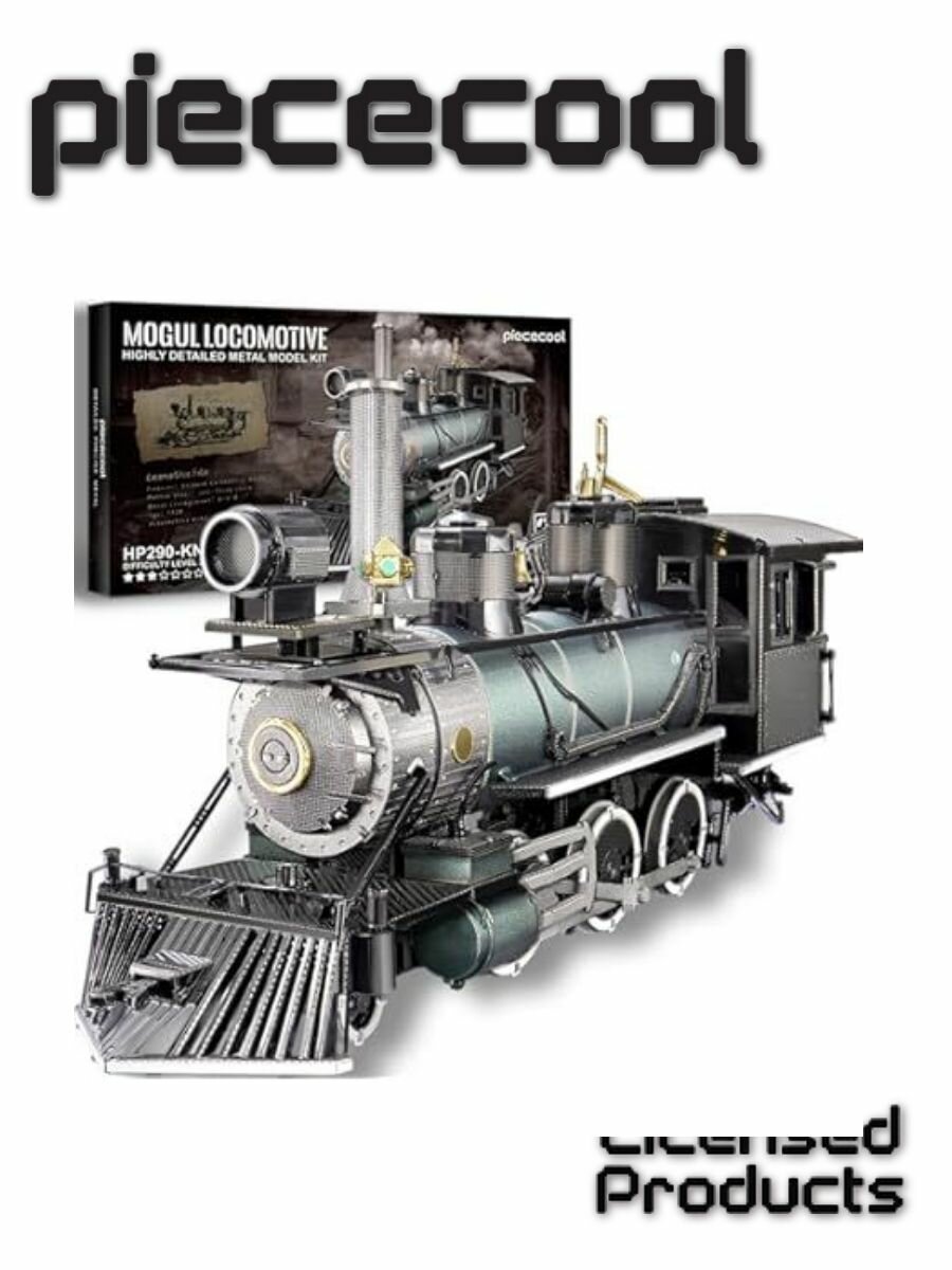 Конструктор 3д Металлический Mogul Locomotive HP290-KN