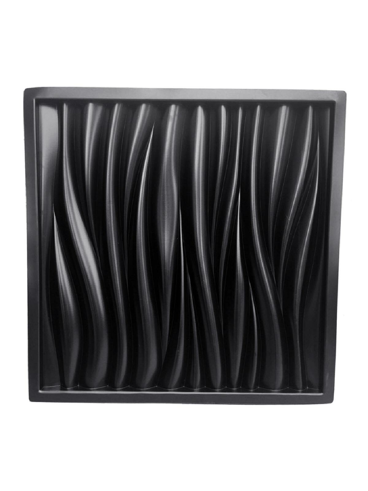 Форма для цементной декоративной настенной плитки с волнистым рисунком