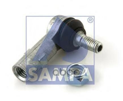 Наконечник тяги КПП! левый L=55 M10/M12x1.75 LHT MAN, MB, DAF, Scania SAMPA арт. 040040