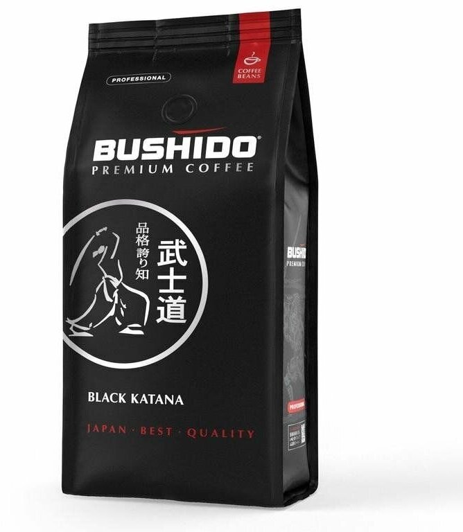 BUSHIDO Кофе в зернах Black Katana, 1 кг