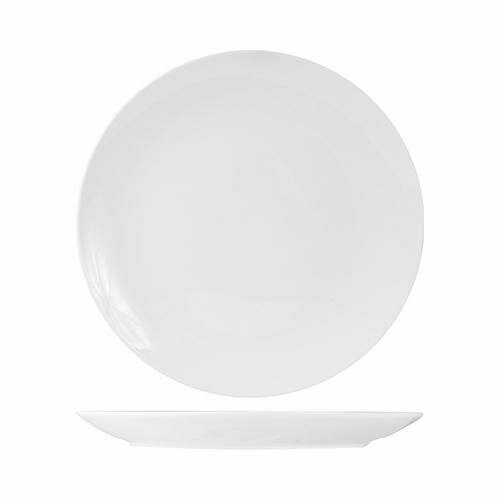 Блюдо круглое б/борта "Кунстверк", фарфор, диаметр 34,5см, белый