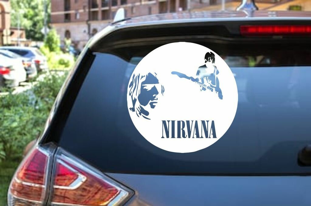Наклейка виниловая Nirvana, Нирвана № 2