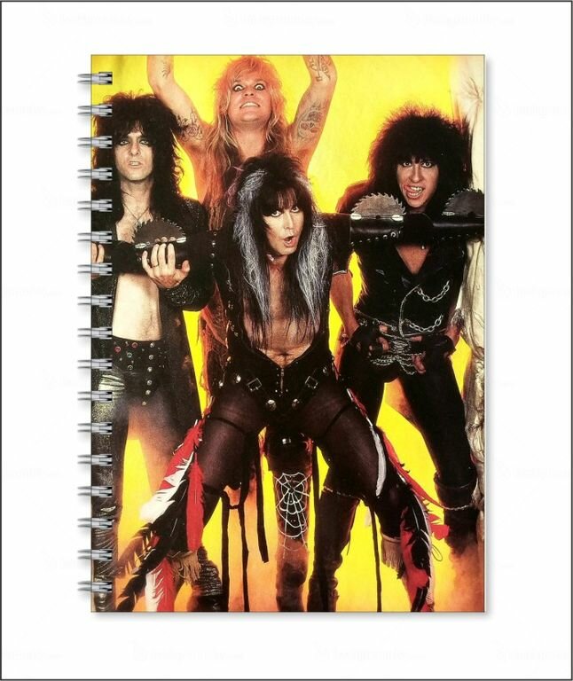 Тетрадь W.A.S.P, В. А. С. П №1, Размер А5 - 15 на 21 см