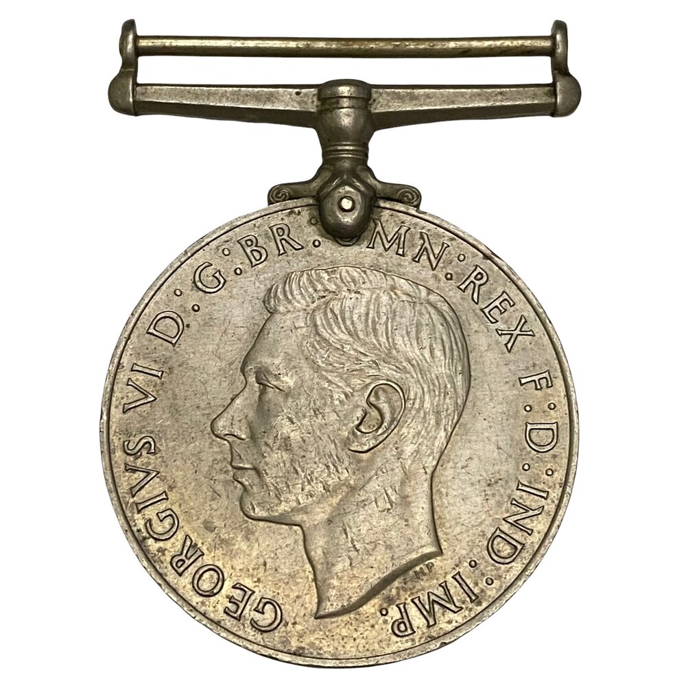 Великобритания, медаль "Обороны" (без ленты) 1945-1955 гг.