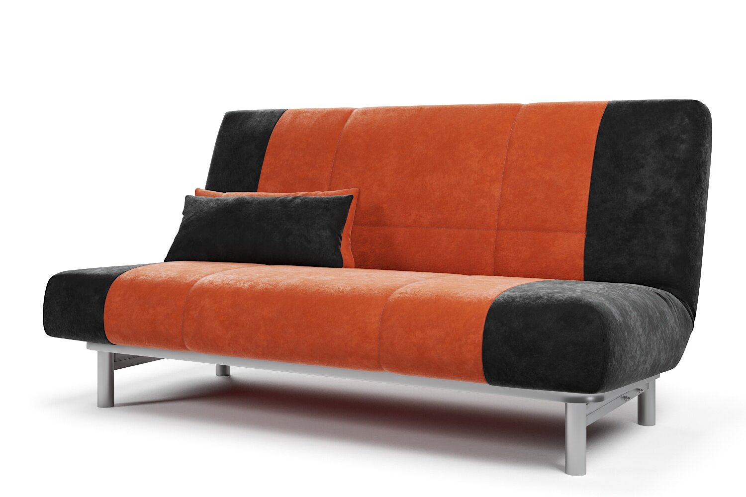 Диван-финка Novelti Forest Velutto 27-34 (195х100х93, СМ 138х195), раскладной, 3 положения, металлокаркас, ППУ+латы