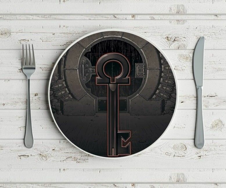Тарелка ключи локков , LOCKE & KEY №6