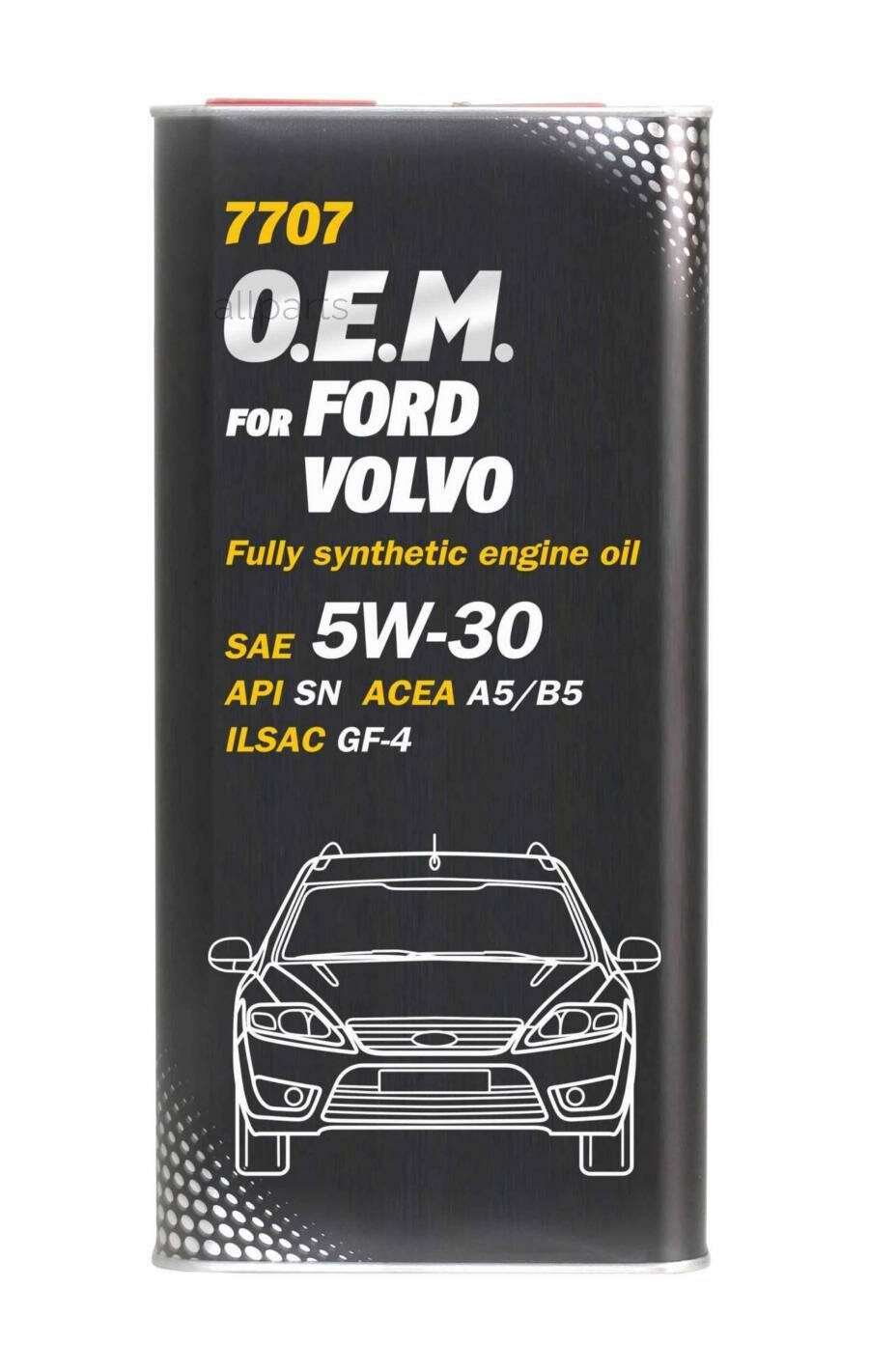 MANNOL 77075 Масло моторное 5W30 MANNOL 7707 5л синтетика Energy Formula FR SN, A5/B5