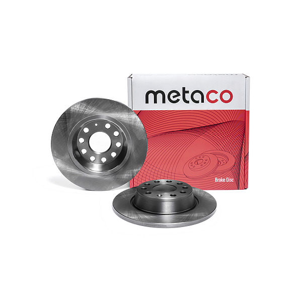 METACO 3060-016 (1K0615601AD / 1K0615601M / 3CD615601) диск тормозной задний VW Passat (Пассат) [b6] (2005-2010), (Комплект 2 штуки)