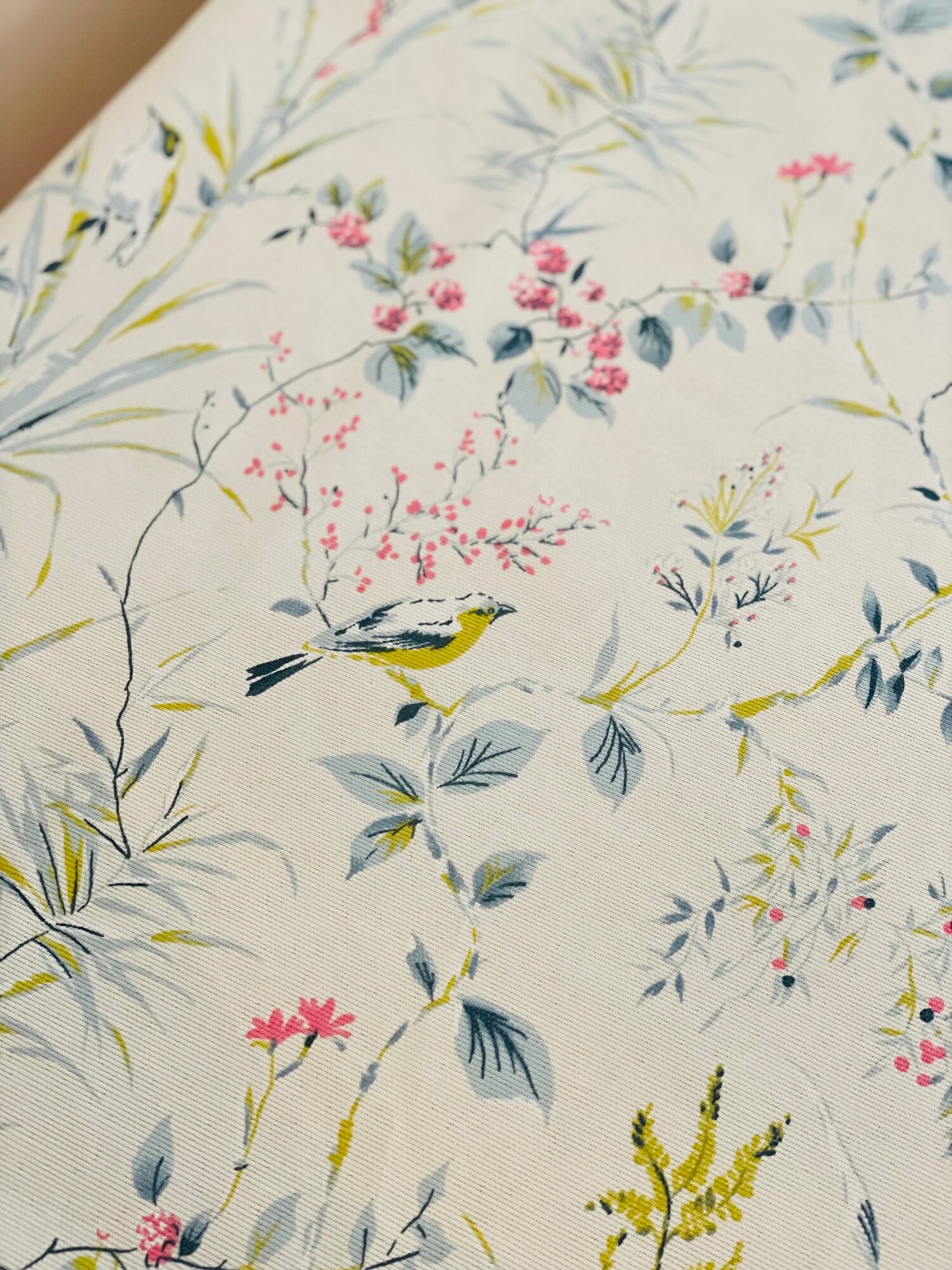 Скатерть ADAMHOME "Весенняя" синяя, водоотталкивающая, размер 220 см x 150 см