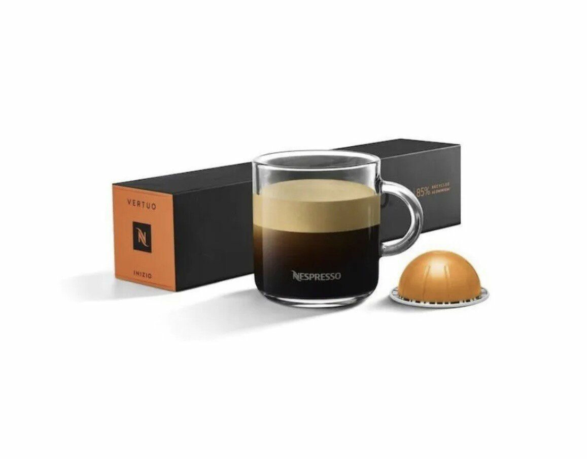 Кофе в капсулах Nespresso Vertuo INIZIO, 10 шт в уп, интенсивность 4