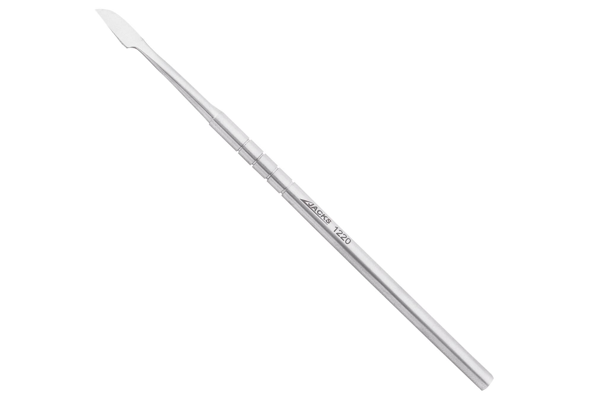 Пушер для маникюра и педикюра односторонний, пушер (шабер), JACKS BEAUTY, длина 120мм, пушер лопатка для ногтей