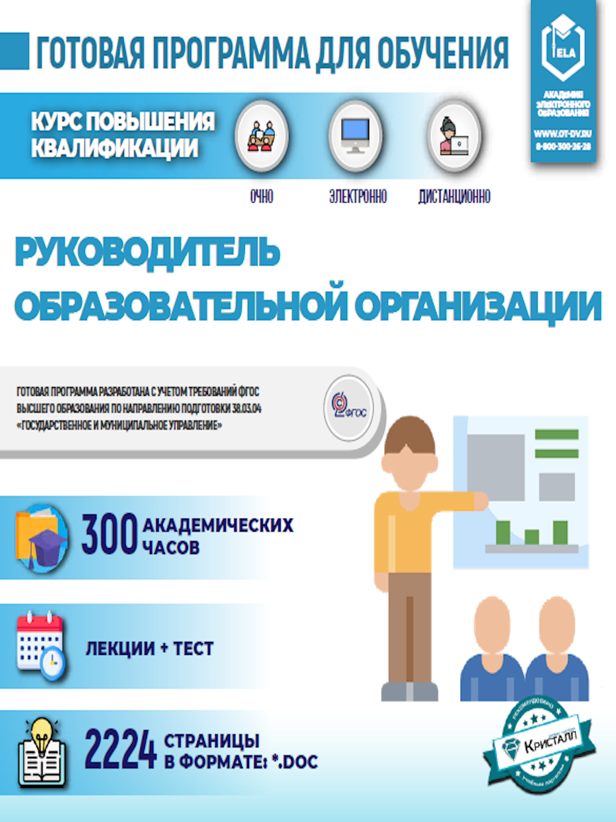 Комплект учебной программы «Руководитель образовательной организации»
