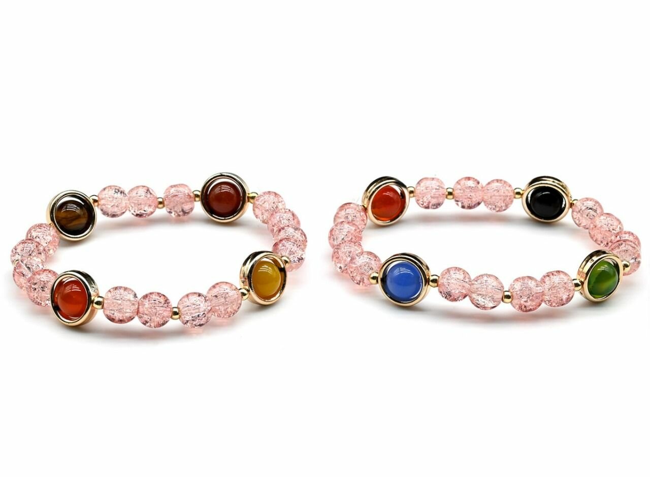 Браслет, искусственный камень