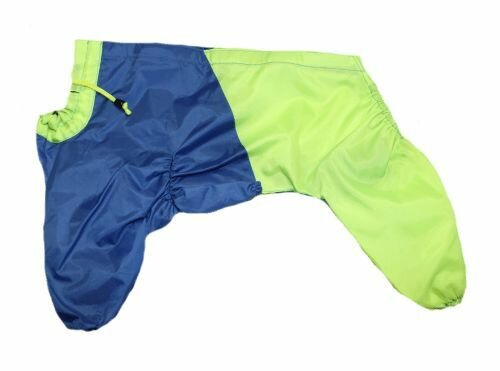 Комбинезон для пуделя малого кобеля, с застёжкой липучкой, цвет жёлто-синий