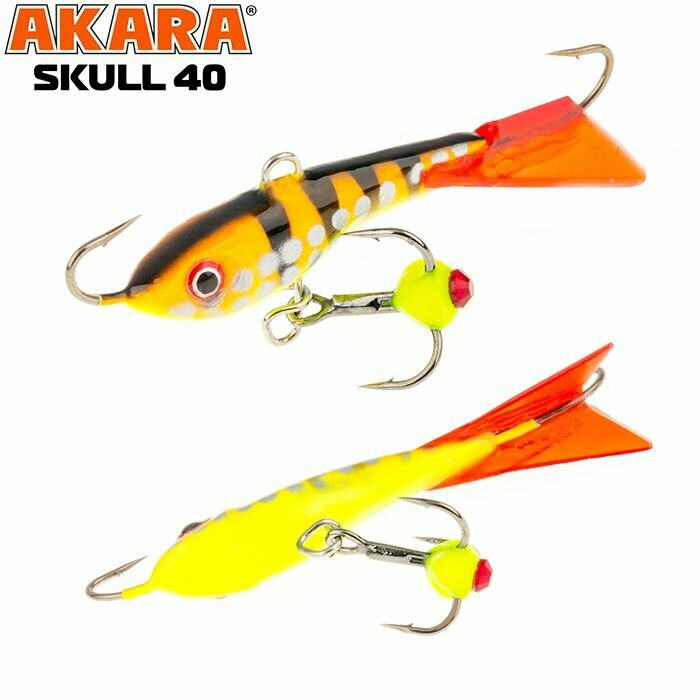 Балансир Akara Skull 40 вес 6г. 40мм. №52, 1шт