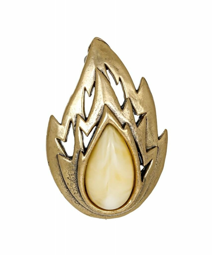 Брошь, янтарь