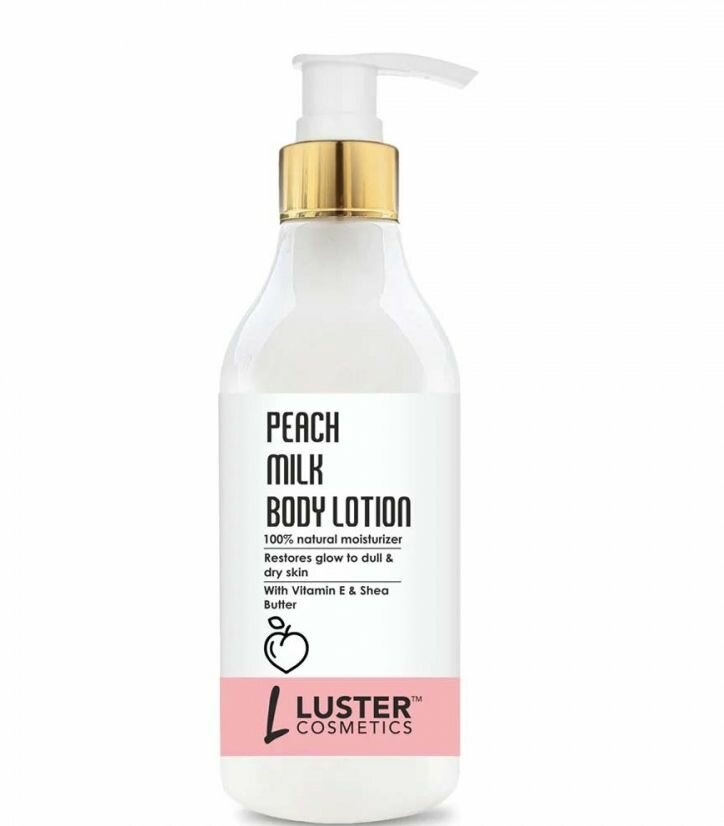Luster Увлажняющий лосьон для тела с экстрактом персика и витамином Е, 300 мл