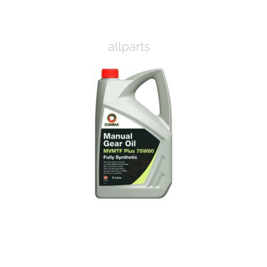 COMMA MVP75805L COMMA 75W80 MVMTF PLUS (5L) масло трансмиссионное для МКПП! синтетическое\ API GL-4