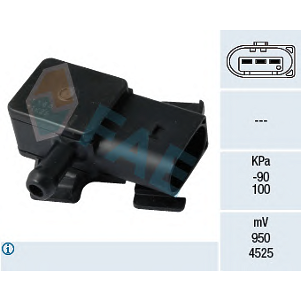 FAE 16102 (13627805152 / 7805152) датчик давления выпускной системы bmw