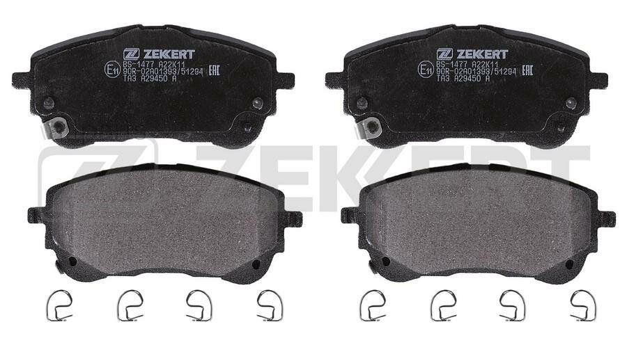 ZEKKERT BS-1477 Колодки торм. диск. передн. Toyota Corolla (E210) 19-