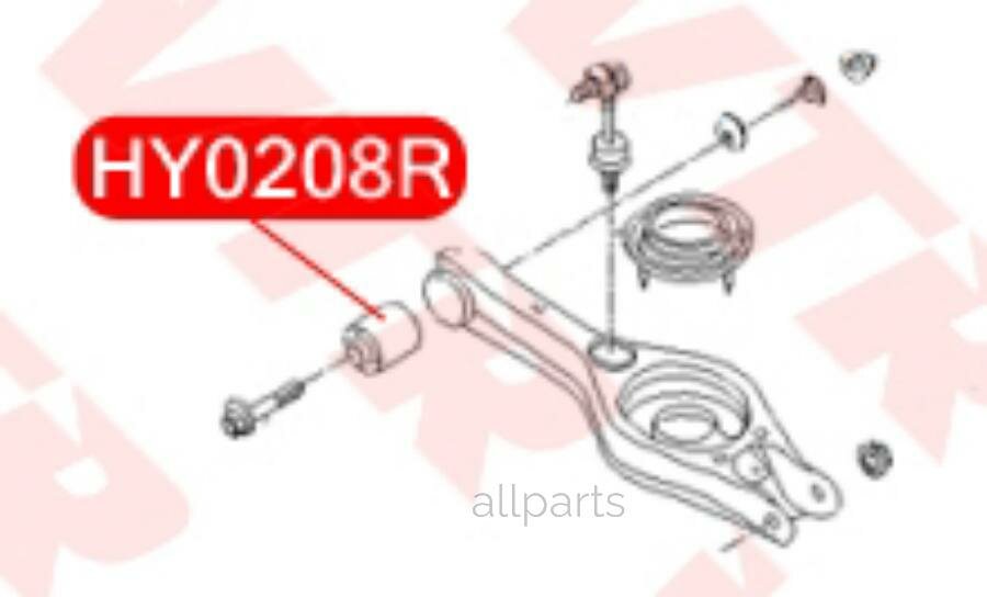 VTR HY0208R сайлентблок задней подвески
