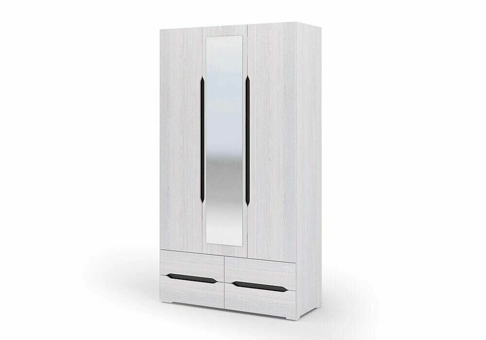 Шкаф трехдверный с ящиками ШК 013 «Валенсия», дуб анкор (1200х500х2200)