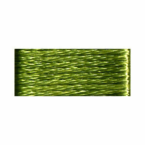 Мулине "DMC" Сатин 100% 100% вискоза 8 м №S0472 зеленый