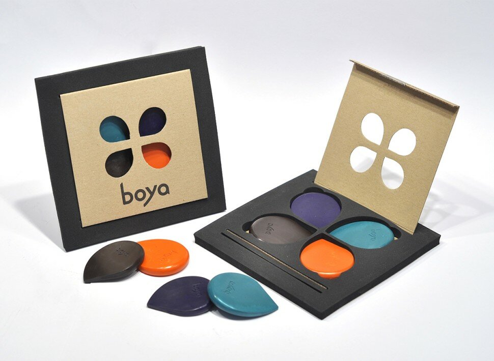 Boya d.o.o. 4 SET/SECONDARY Пастель восковая для рисования, набор мелков