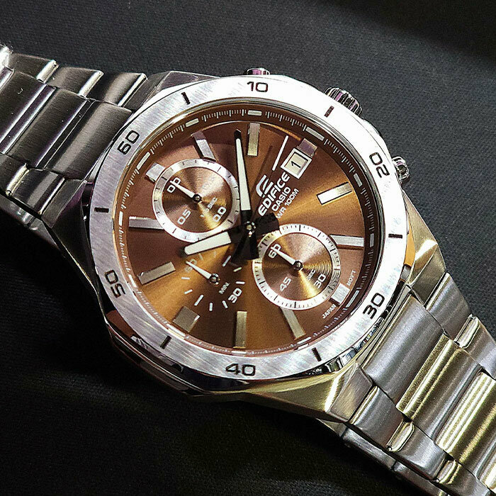 Наручные часы CASIO Edifice, серебряный — фото 1
