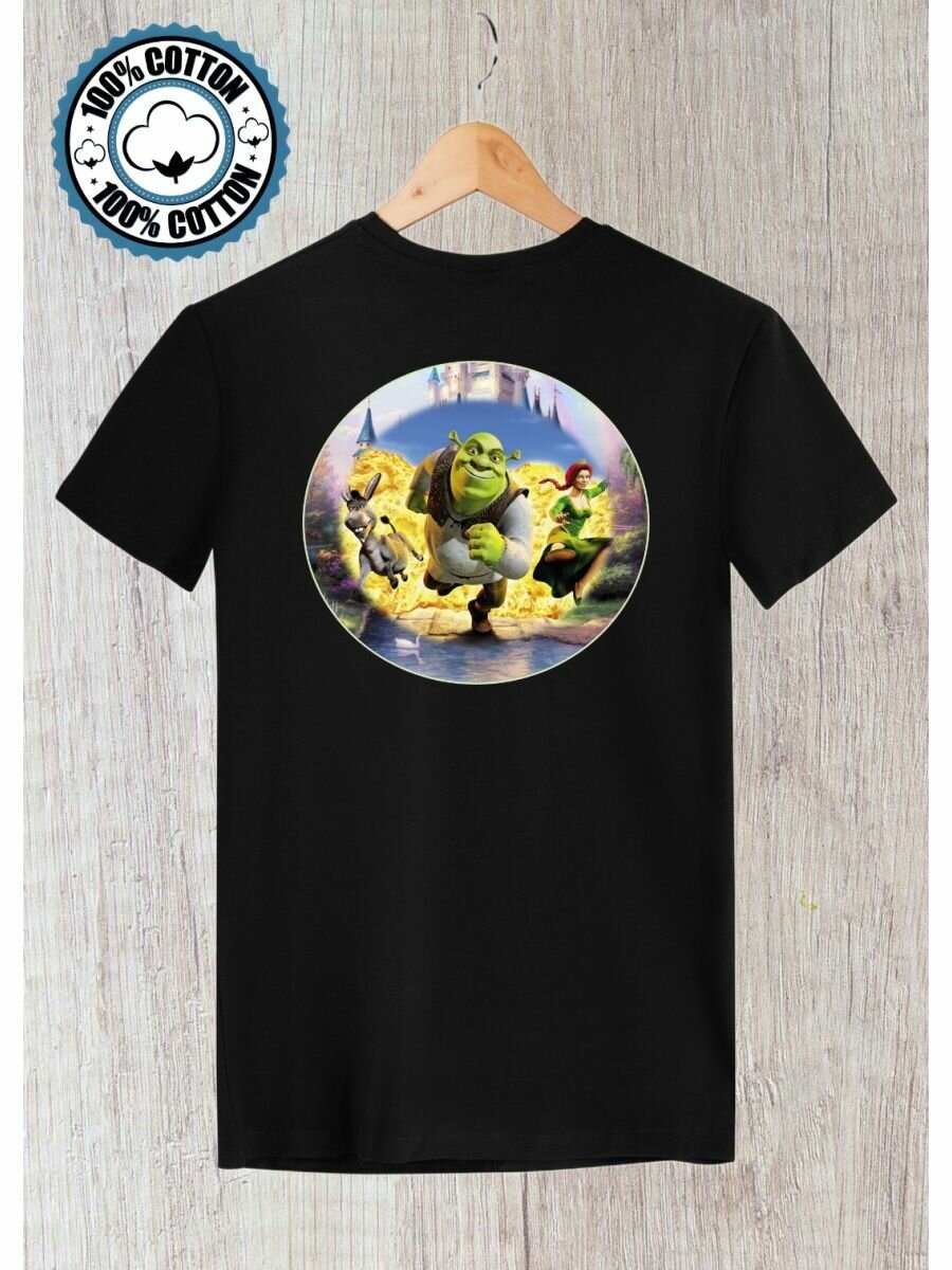 Футболка шрек мультик любимые герои shrek
