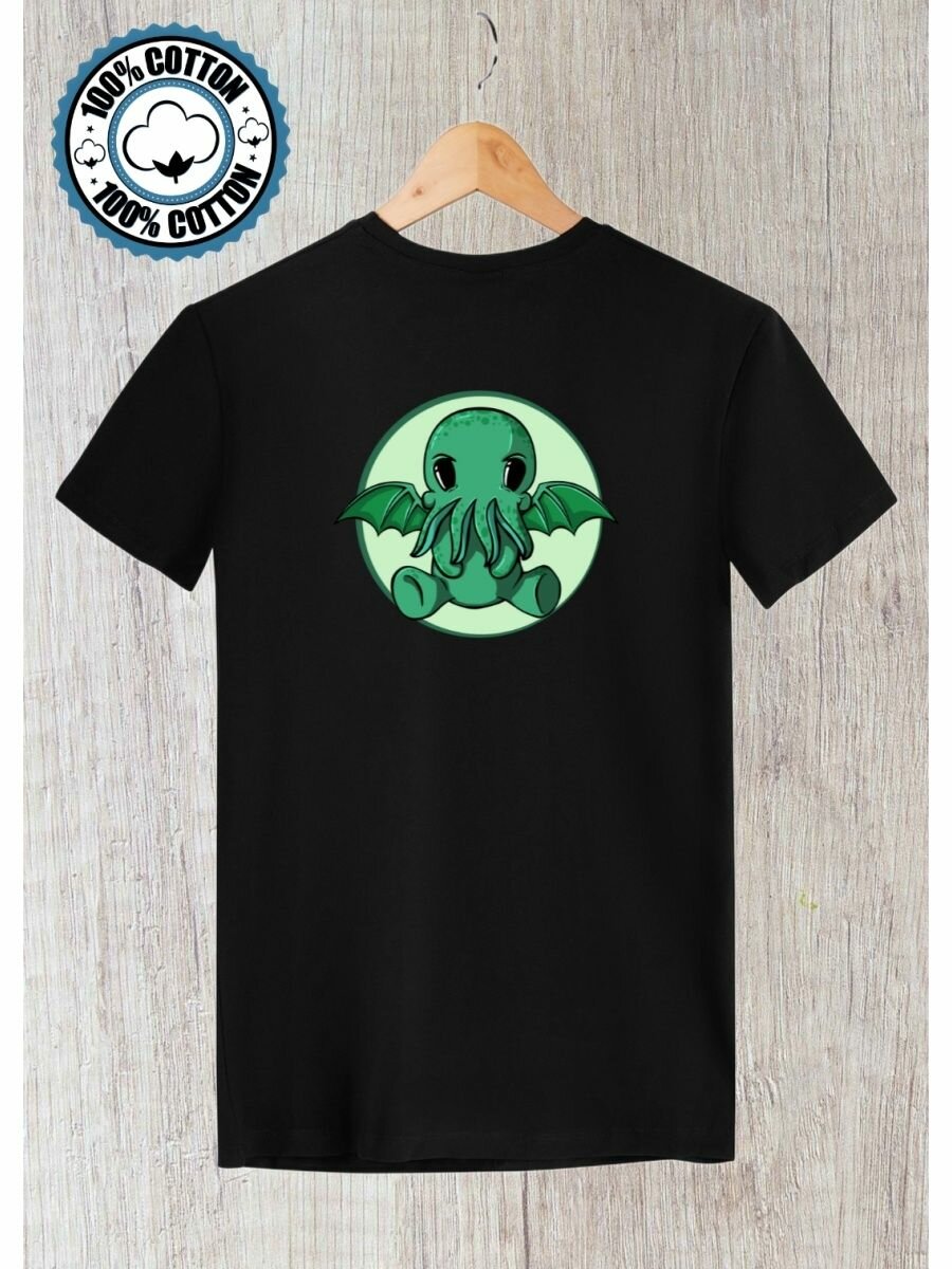 Футболка мульт персонаж чиби ктулху cthulhu