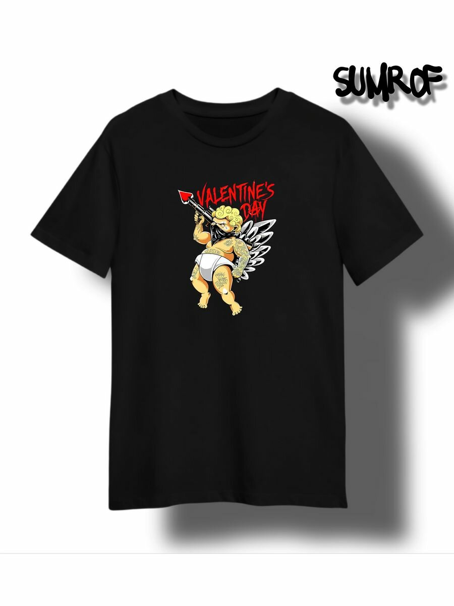 Футболка ангел валентин