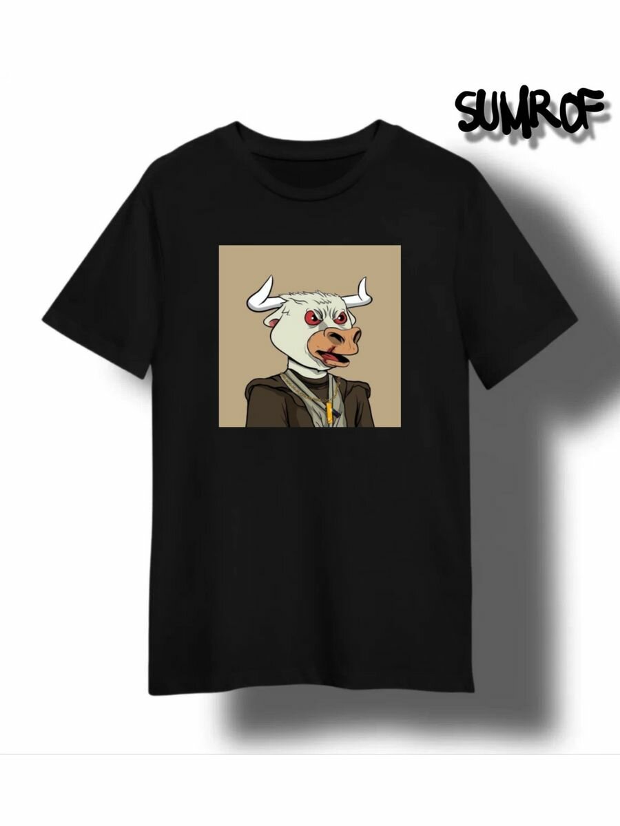 Футболка бык