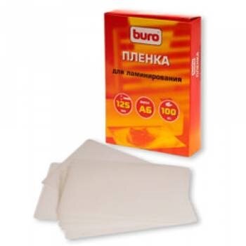 Пленка для ламинирования А6, 111х154 мм, 125 мкм, 100 шт. (BU-6LP125)