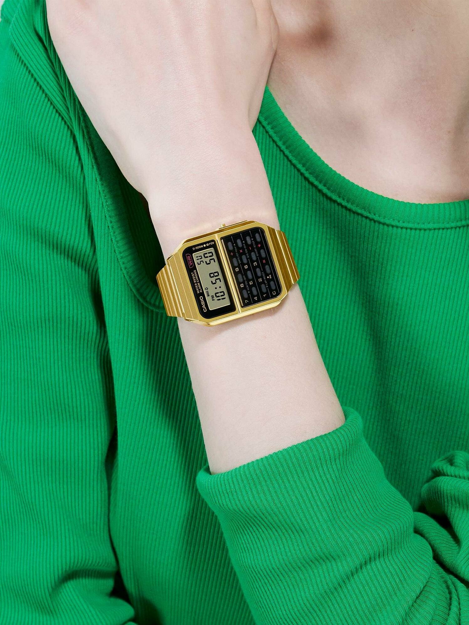 Наручные часы CASIO Vintage, золотистый — фото 1