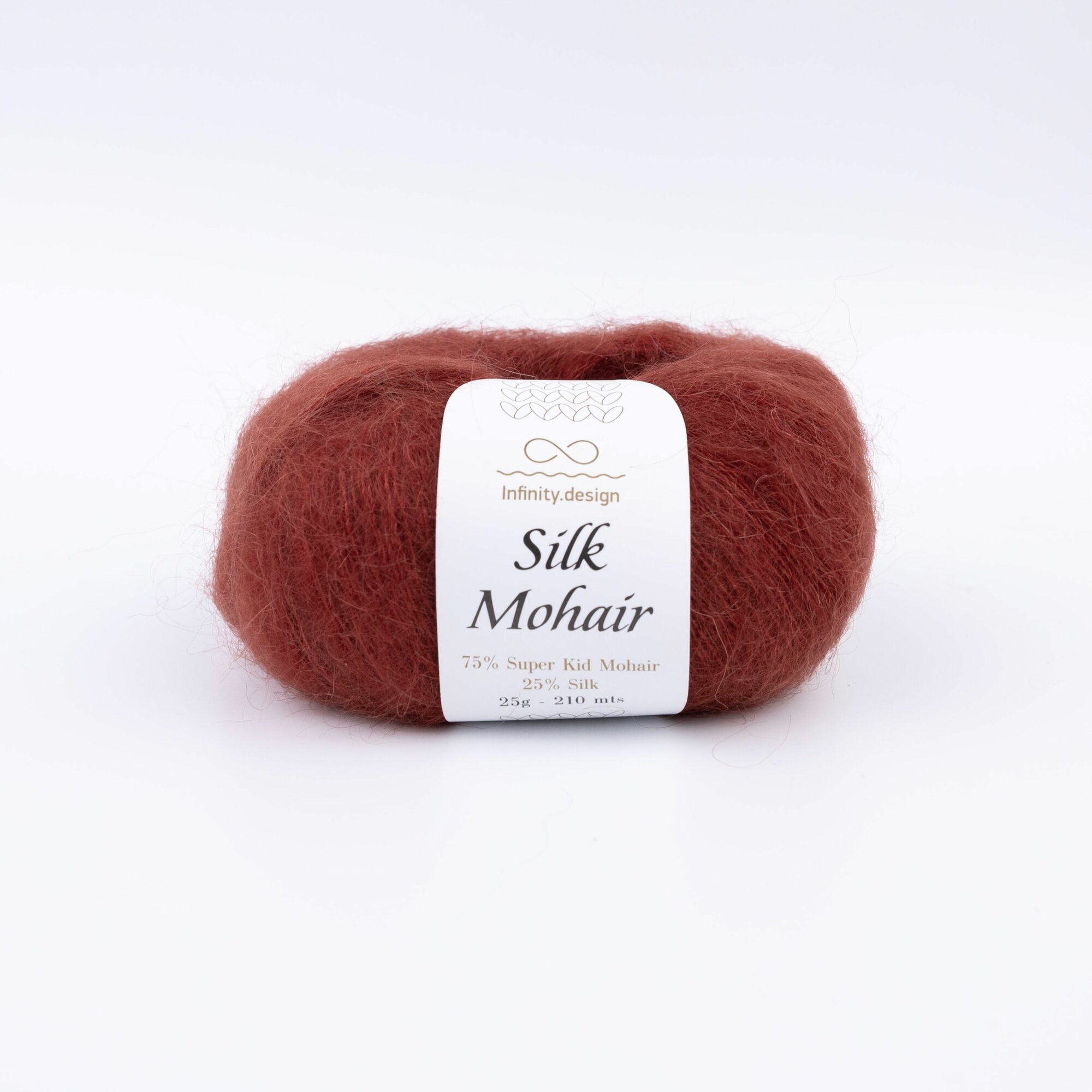 Пряжа INFINITY Silk Mohair 3355 (1 моток), 75% супер кид мохер, 25% шелк, 25г, 210м
